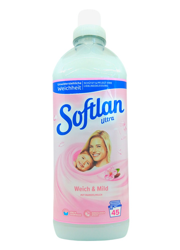 $Softlan 1l 45 płukań Weich&Mild (biały) | Płyny do płukania | RIVOS