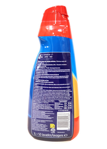 Finish 50 myć żel All-in-One 1l Anti-odor | Do zmywarek | RIVOS